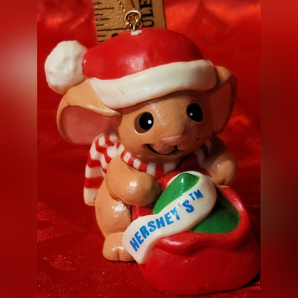 hershey | Holiday | Vintage Hersheys Chocolate Santa Mouse Sack Hershey ...